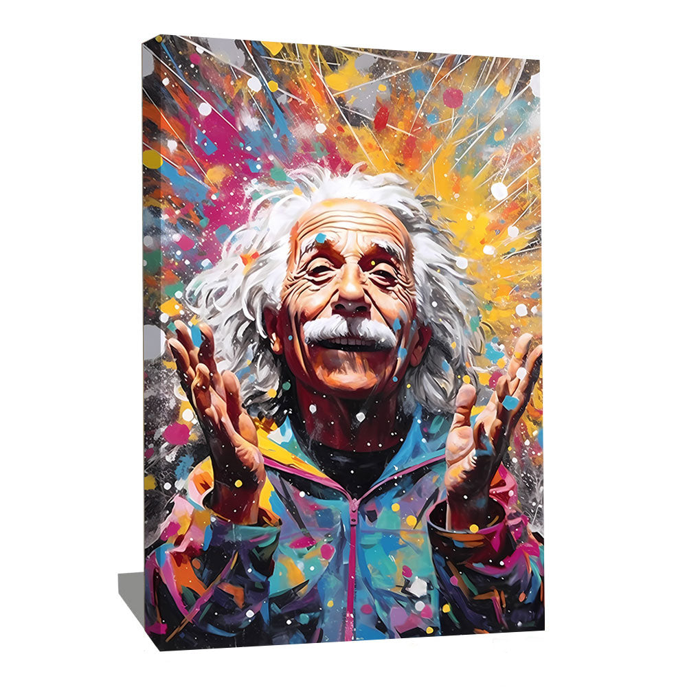 Albert Einstein painting | Alessio Cacciatore