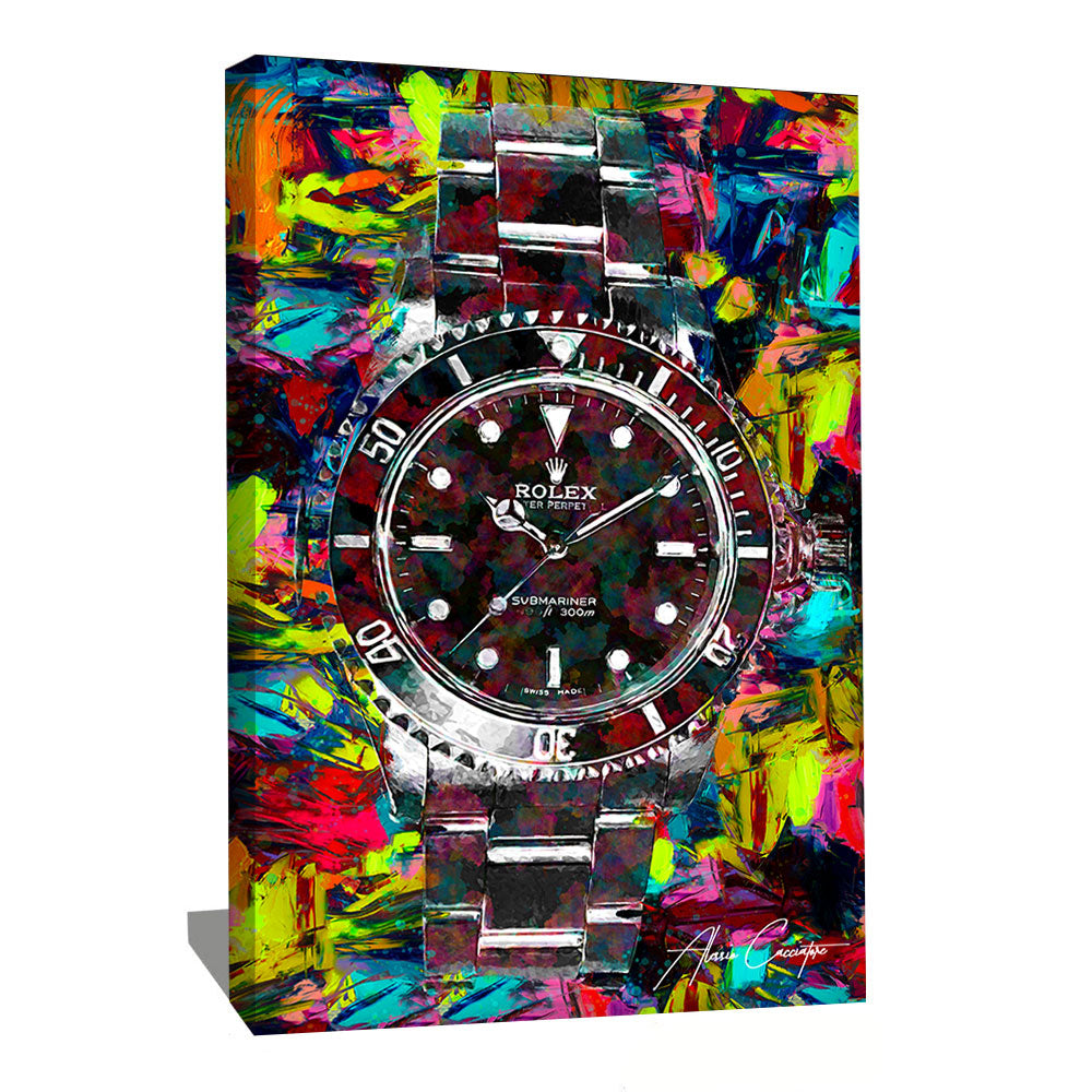 Rolex Pop Art Painting | Alessio Cacciatore