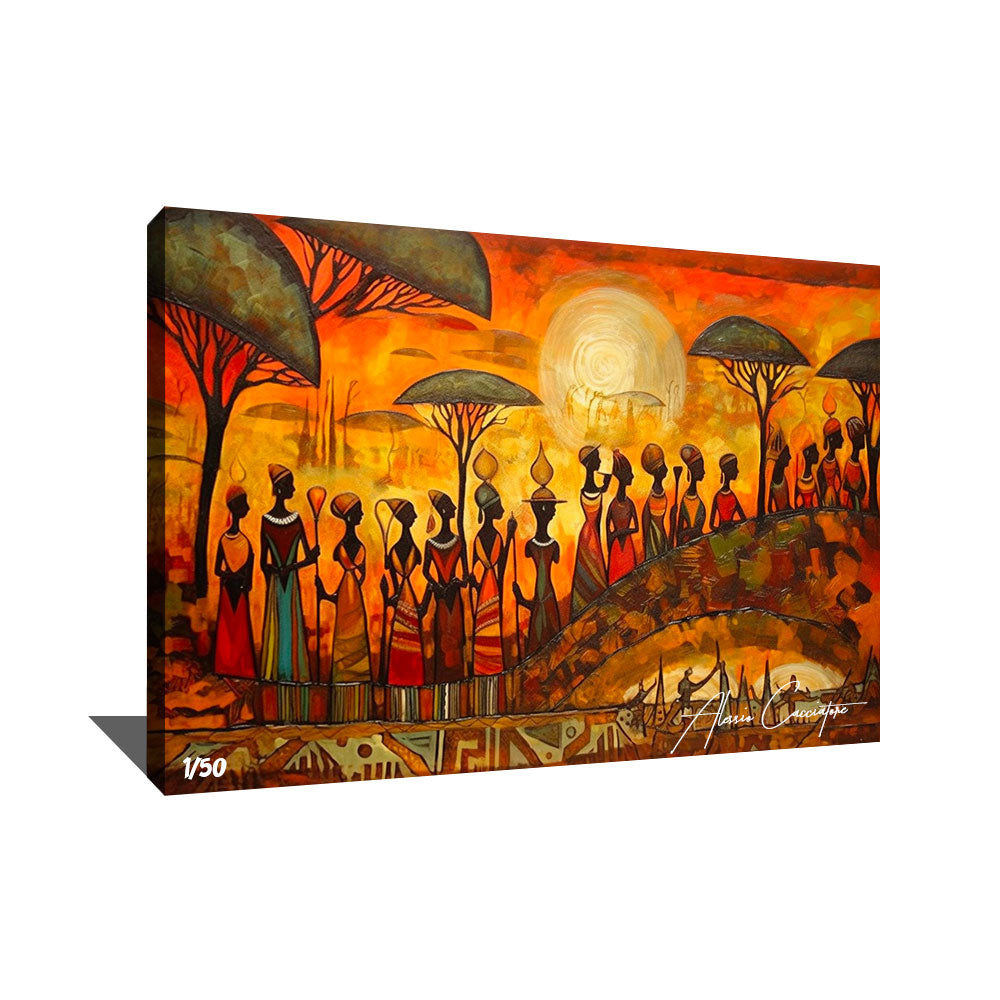 Tableau Art Africain Peinture | Alessio Cacciatore