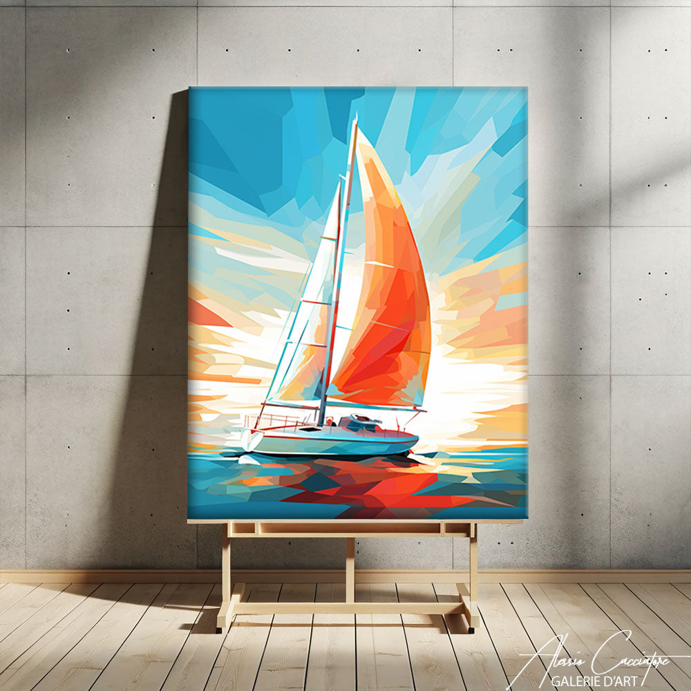 Tableau Bateau Voilier | Alessio Cacciatore