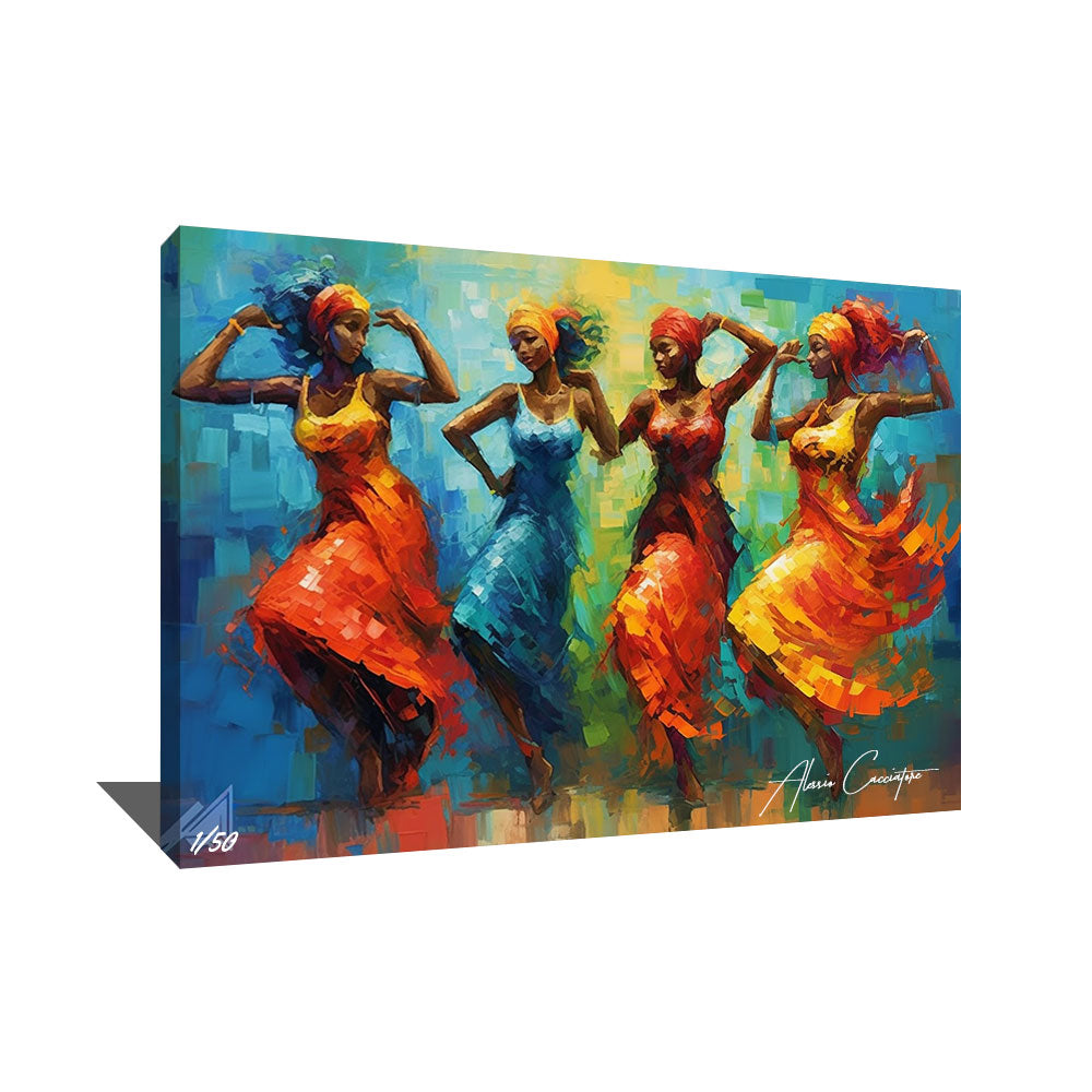 Peinture Danse Africaine | Alessio Cacciatore