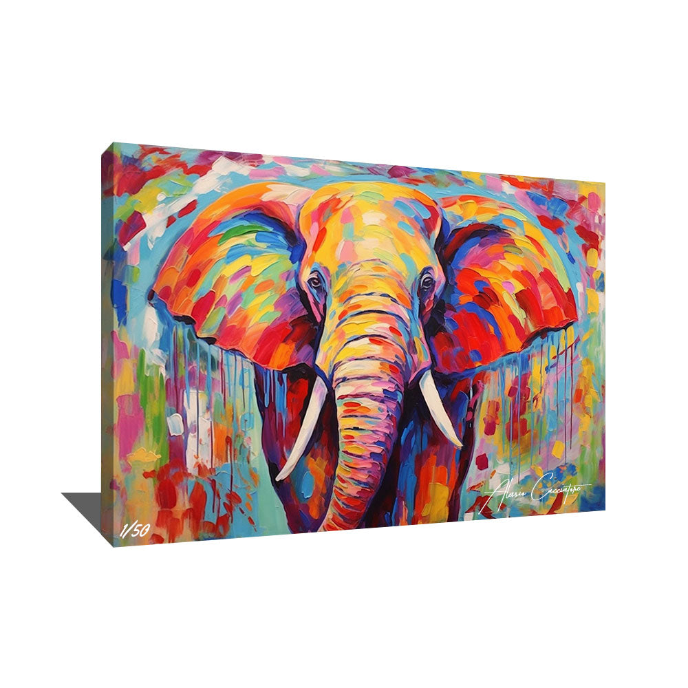 Modern Elephant Painting | Alessio Cacciatore