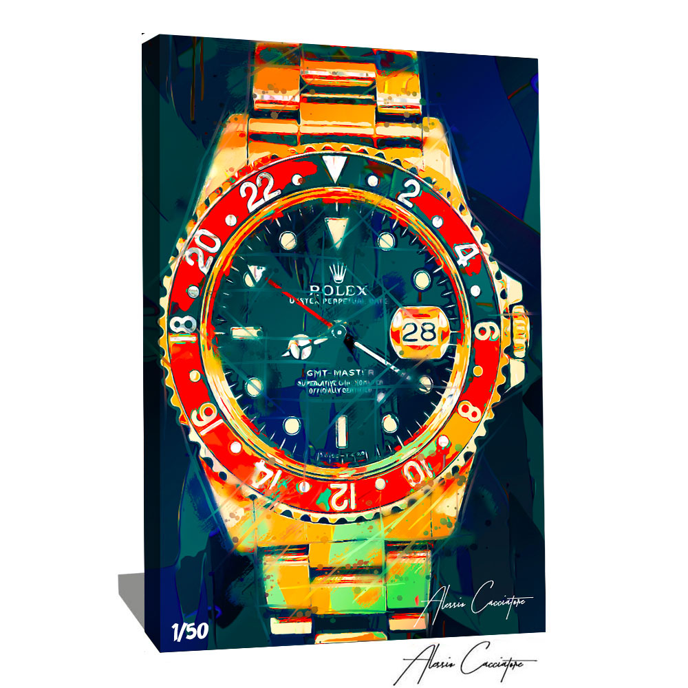 Alec Monopoly Rolex Painting | Alessio Cacciatore