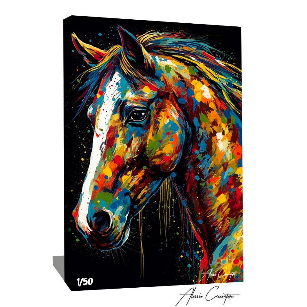 Tableau Cheval Tête | Alessio Cacciatore